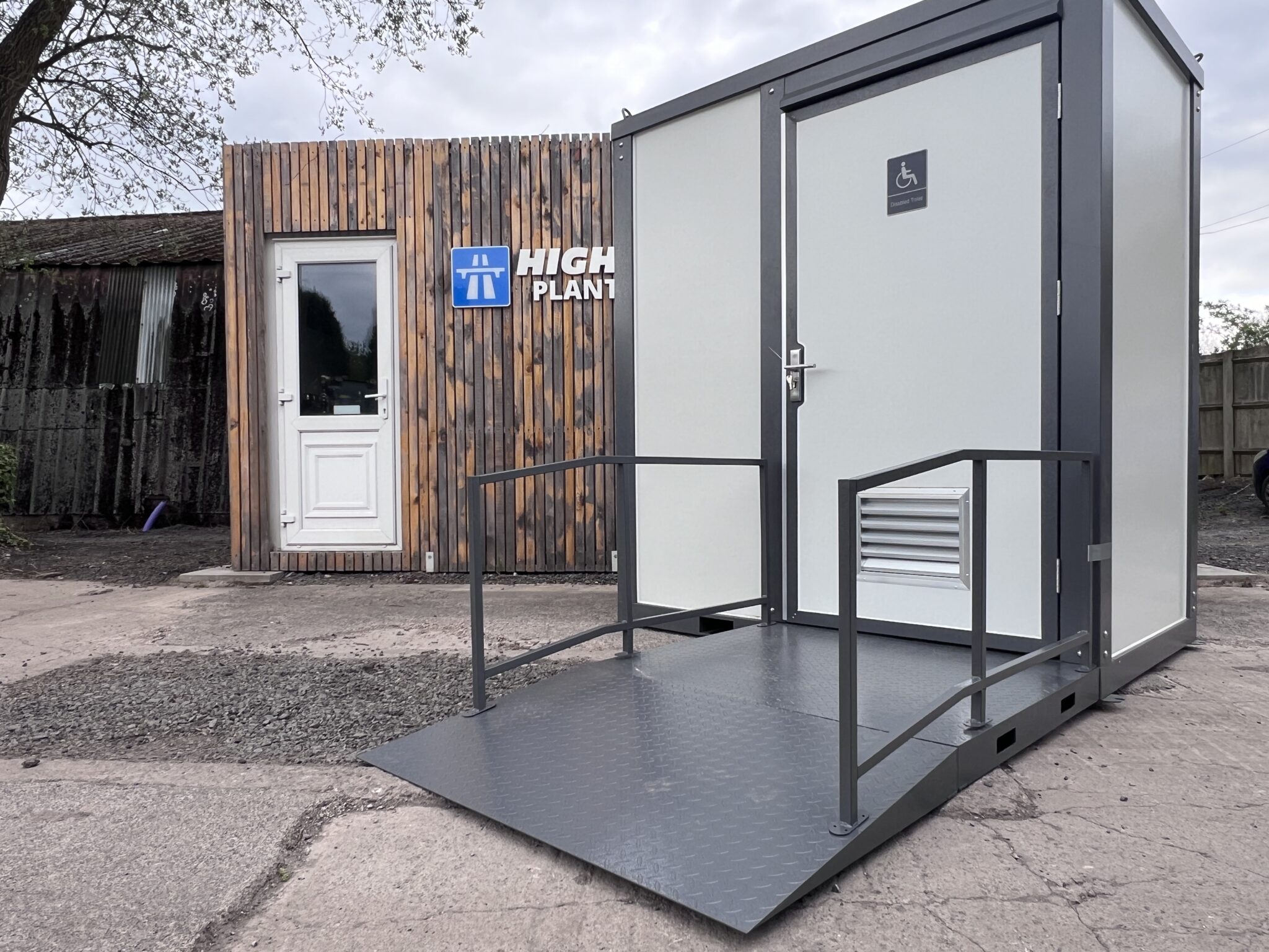 New Unused Mains Disabled Toilet Block Complete With Wheelchair Ramp ...